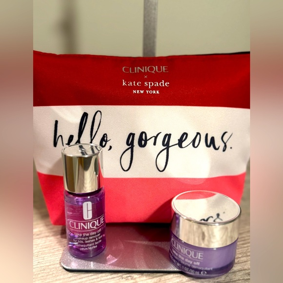 Clinique | Skincare | Clinique Makeup Remover Set Cosmetic Bag | Poshmark
